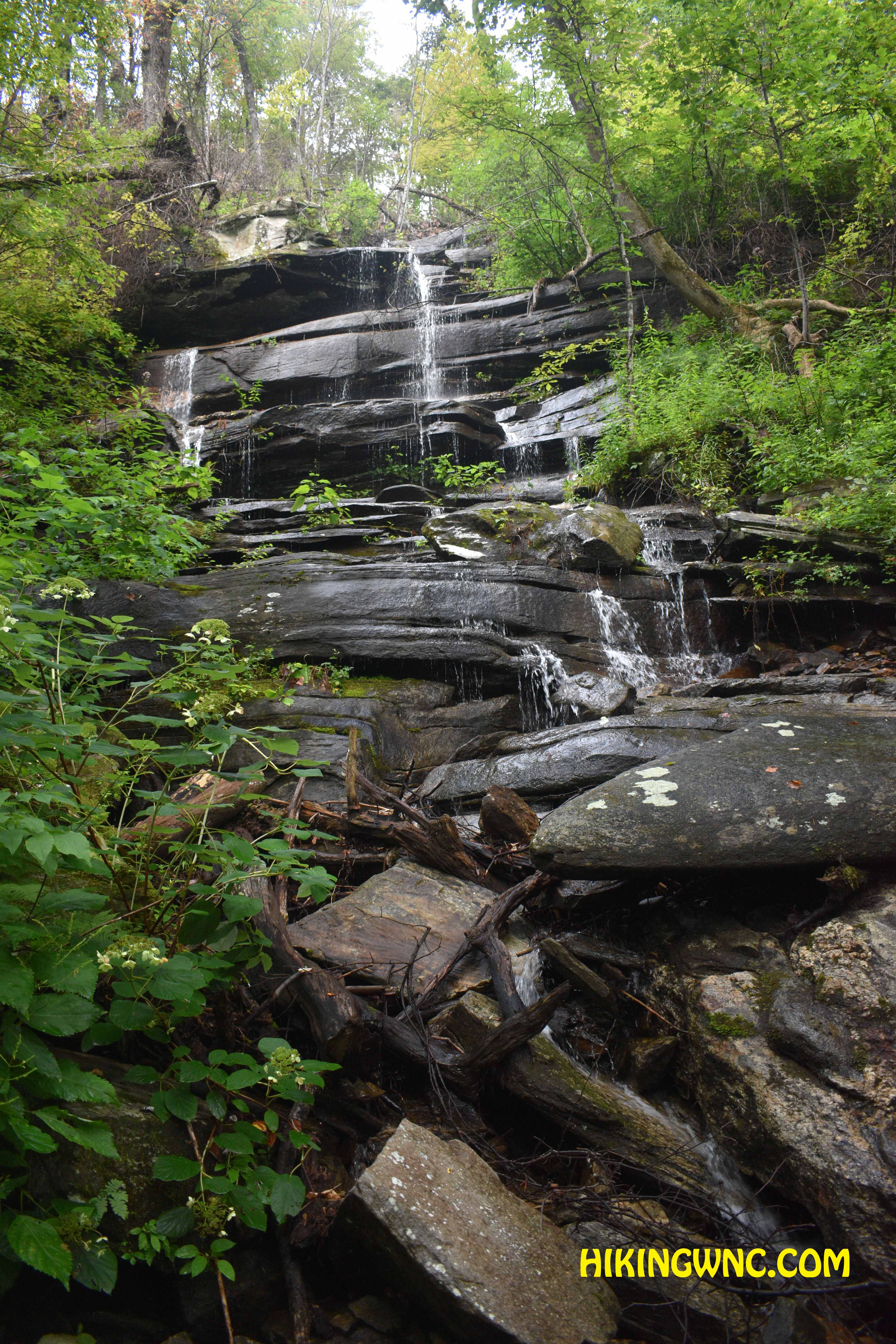 279 – Waterfall #3 on Pinnacle MTN Trail – HikingWNC